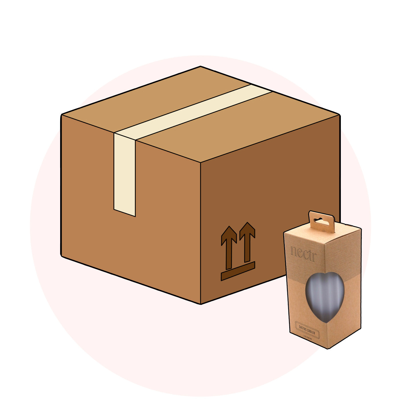 Cactus Cooler Master Carton [Frosted White] – Nectr Brand, LLC